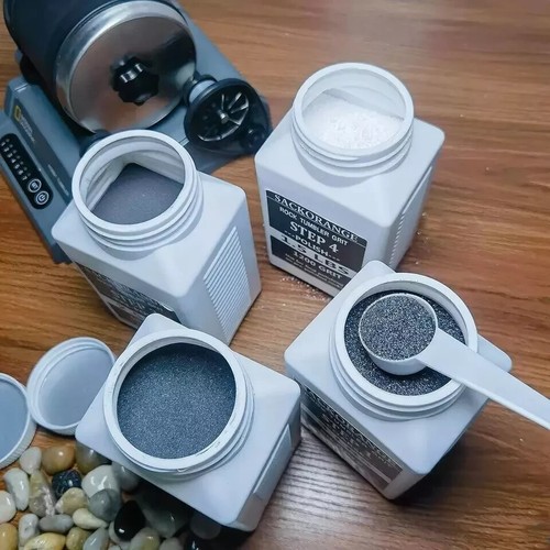 5 LBS Large Weight 4 Step Rock Tumbler Grit Kit, Tumbling Media Refill ...