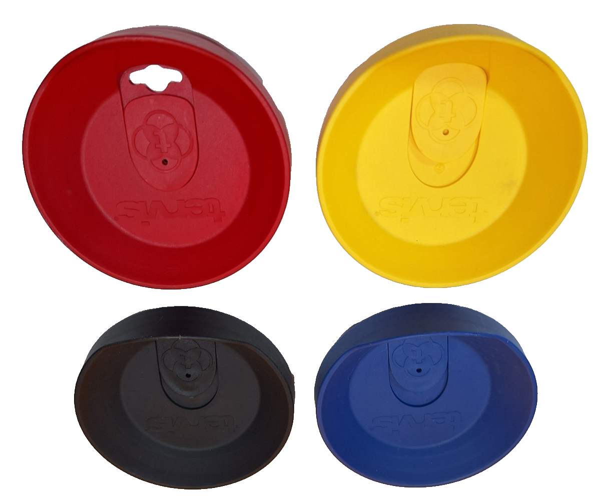 Lot of 4 Replacement 24 oz Genuine Tervis Tumbler Lids Black Blue ...