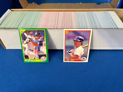 Vintage 1990 Score Baseball Cards Complete Set 704 Frank Thomas Rookie ...