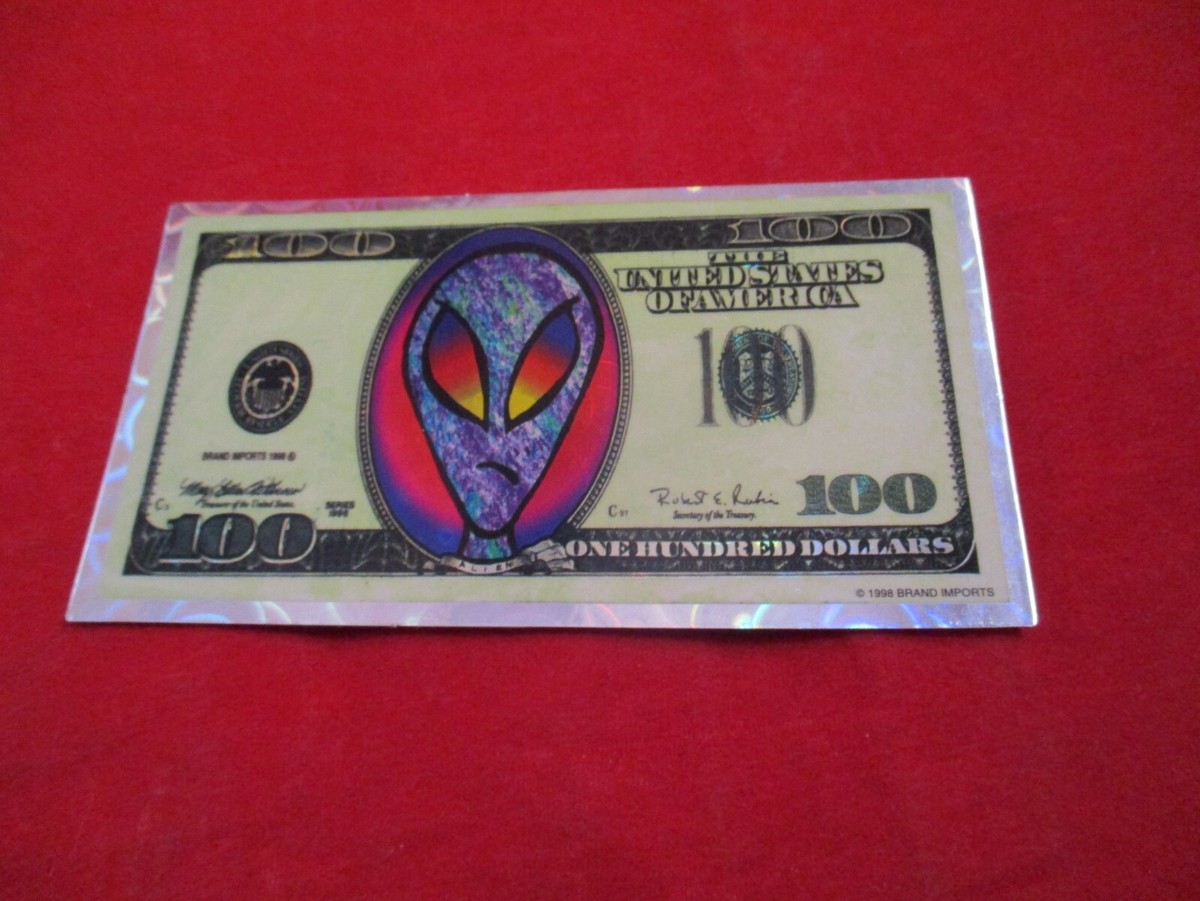 One Dollar Bill Alien