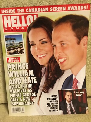 Hello Canada Magazine Prince William & Kate March 2014 Pre-Loved USED ...