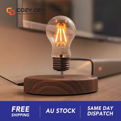 Magnetic Levitating LED Light Bulb Home Decor Desk Bedside Table Office Lamp | eBay