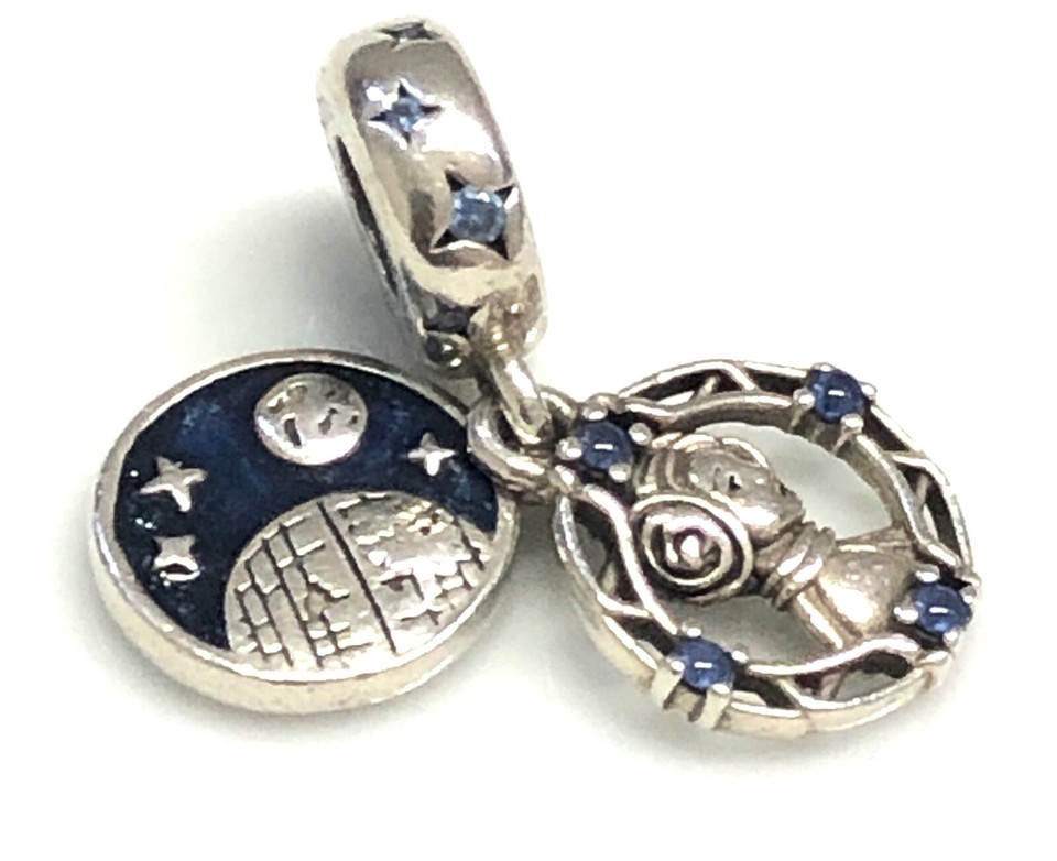 AUTHENTIC 2020 PANDORA STAR WARS PRINCESS LEIA DANGLE CHARM 799251C01 ...