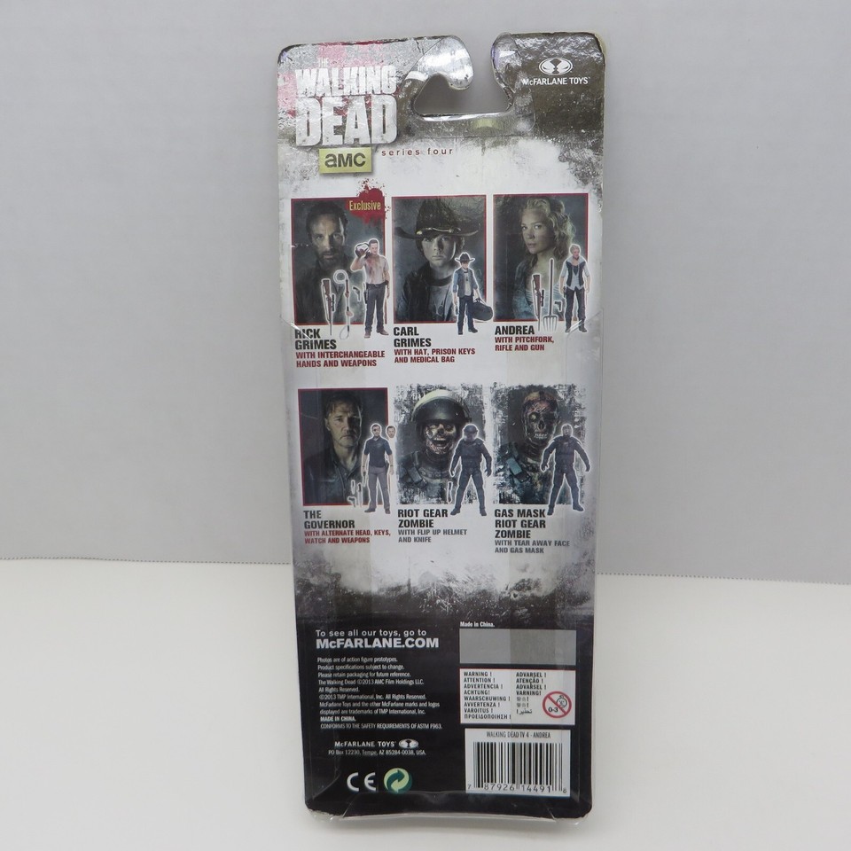 THE Walking Dead ANDREA Series 4 Action Figure Brand New McFarlane Toys ...