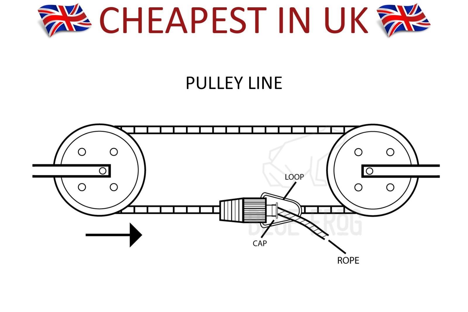 Metal Clothesline Rope Tightener for Pulleys/Fixed Clothes Laundry ...