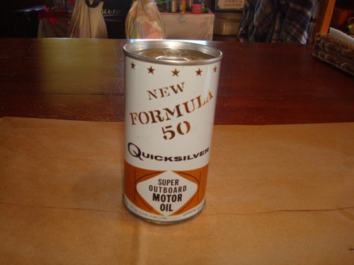Mercury Outboard Motor Can Formula 50 Quicksilver Unopened | eBay