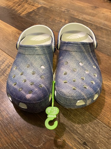 New Unisex Clogs Crocs Classic Denim Clog | eBay