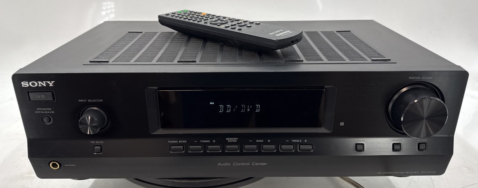 SONY STR-DH100 Home Stereo AM FM Receiver w/Remote and Antenna bundle ...