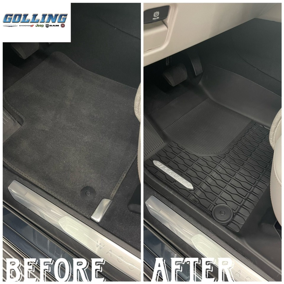 2022-2025 Wagoneer Mopar All Weather Mats & Cargo Mat Kit 82216637AA ...