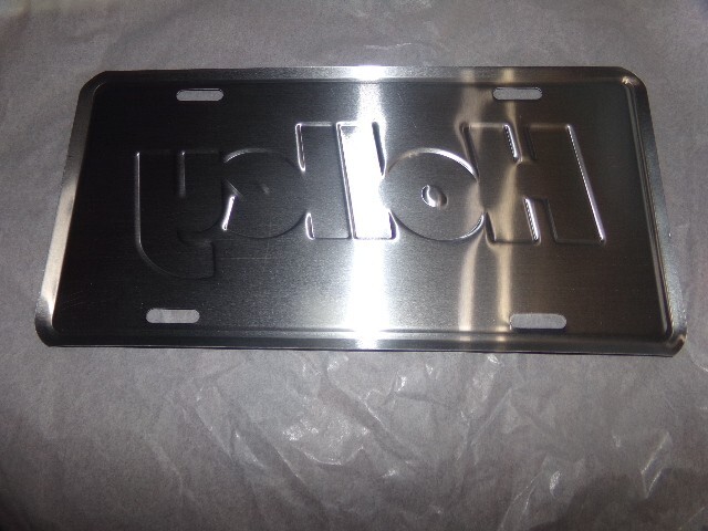 Lot of 2 Unused Holley License Plate Red & Black Holley High ...