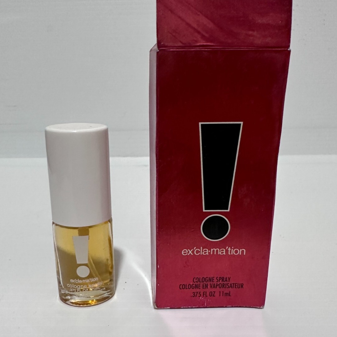 Exclamation Cologne Spray Coty Paris New York 0.375 FL OZ 11 mL Perfume ...