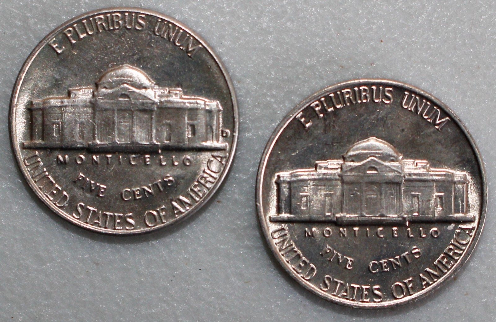 1964 P & D Jefferson Nickels Year Set 5c US Coins UNC Philadelphia ...