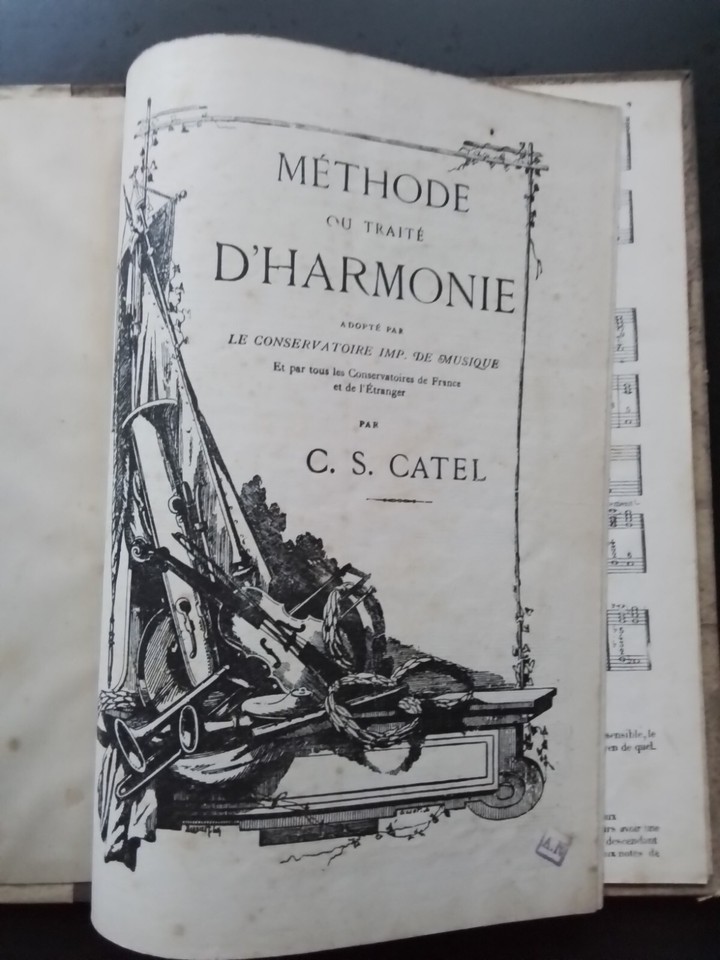 PARTITION ANCIENNE - C. S. CATEL - Méthode ou traité d'harmonie | eBay