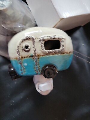 Kirklands Retro Camper Caravan RV Ceramic Night Light Lamp | eBay