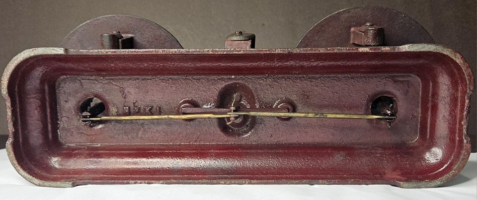 Antique Maroon Cast Iron Fairbanks No. 2 Mercantile Farm Balance Scales ...