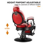 Artist hand Red Vintage Barber Chair Hydraulic Reclining Heavy Duty ...