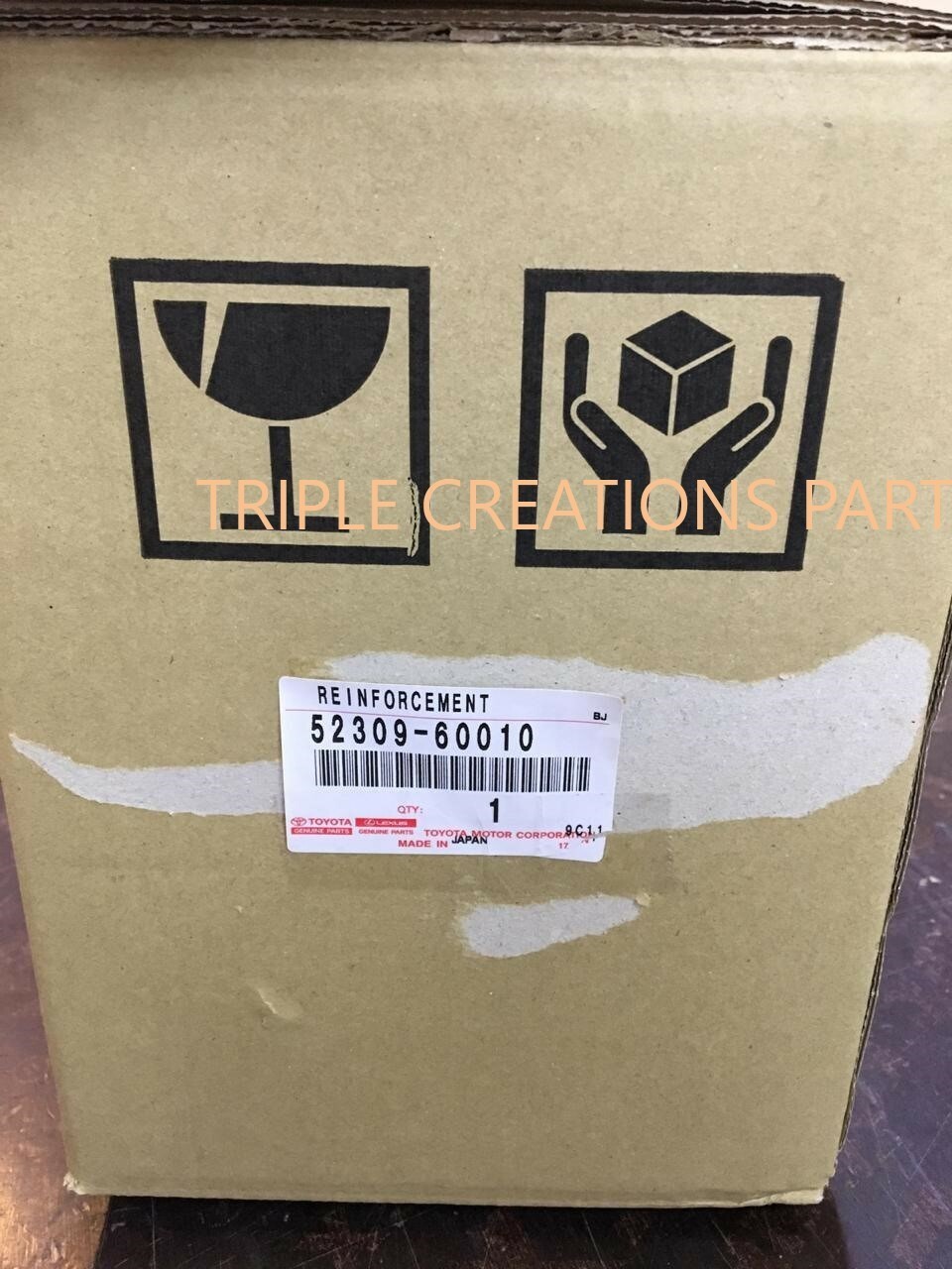 52309-60010 GENUINE OEM Toyota LC100 LEXUS LX470 REINFORCEMENT ...