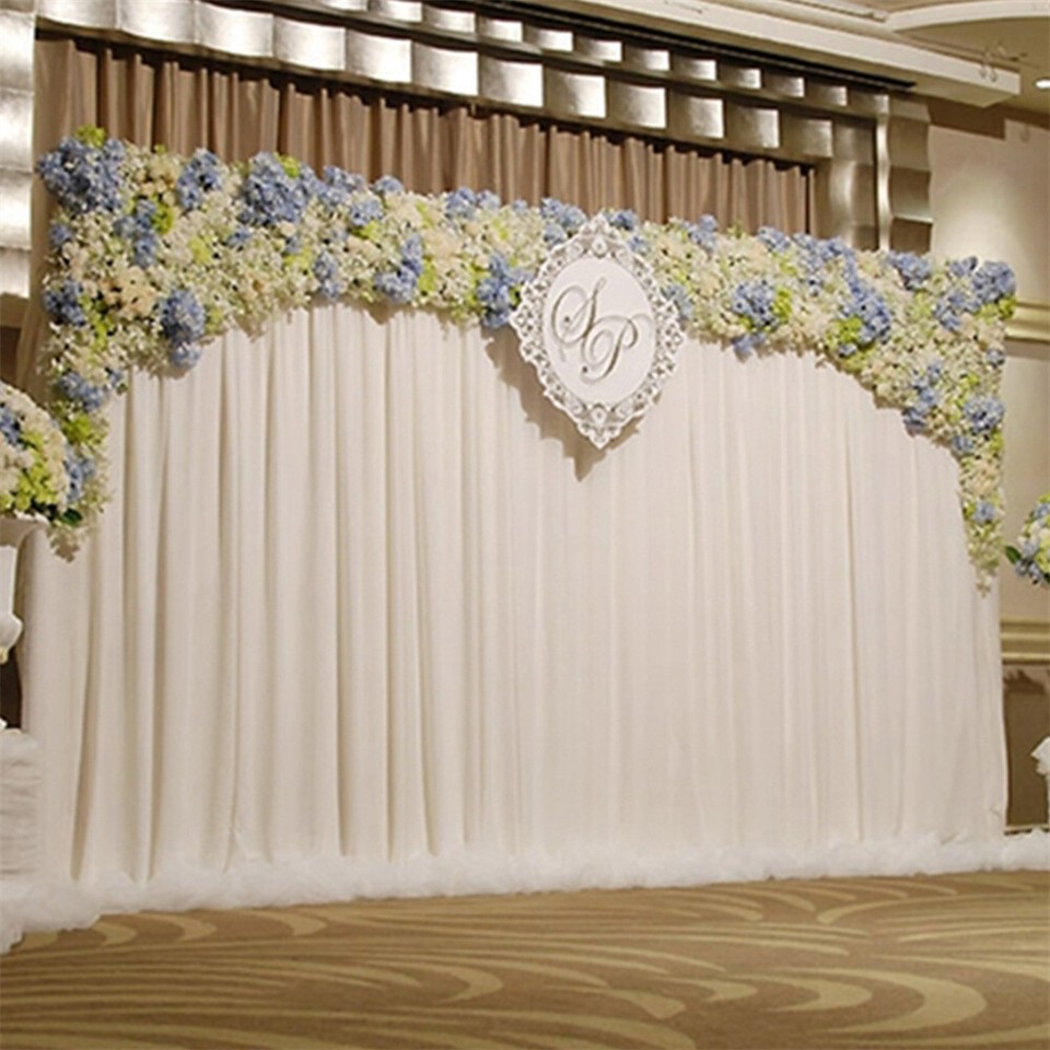 Heavy Duty Wedding Backdrop Stand Kit Canopies Frame Adjustable Party ...