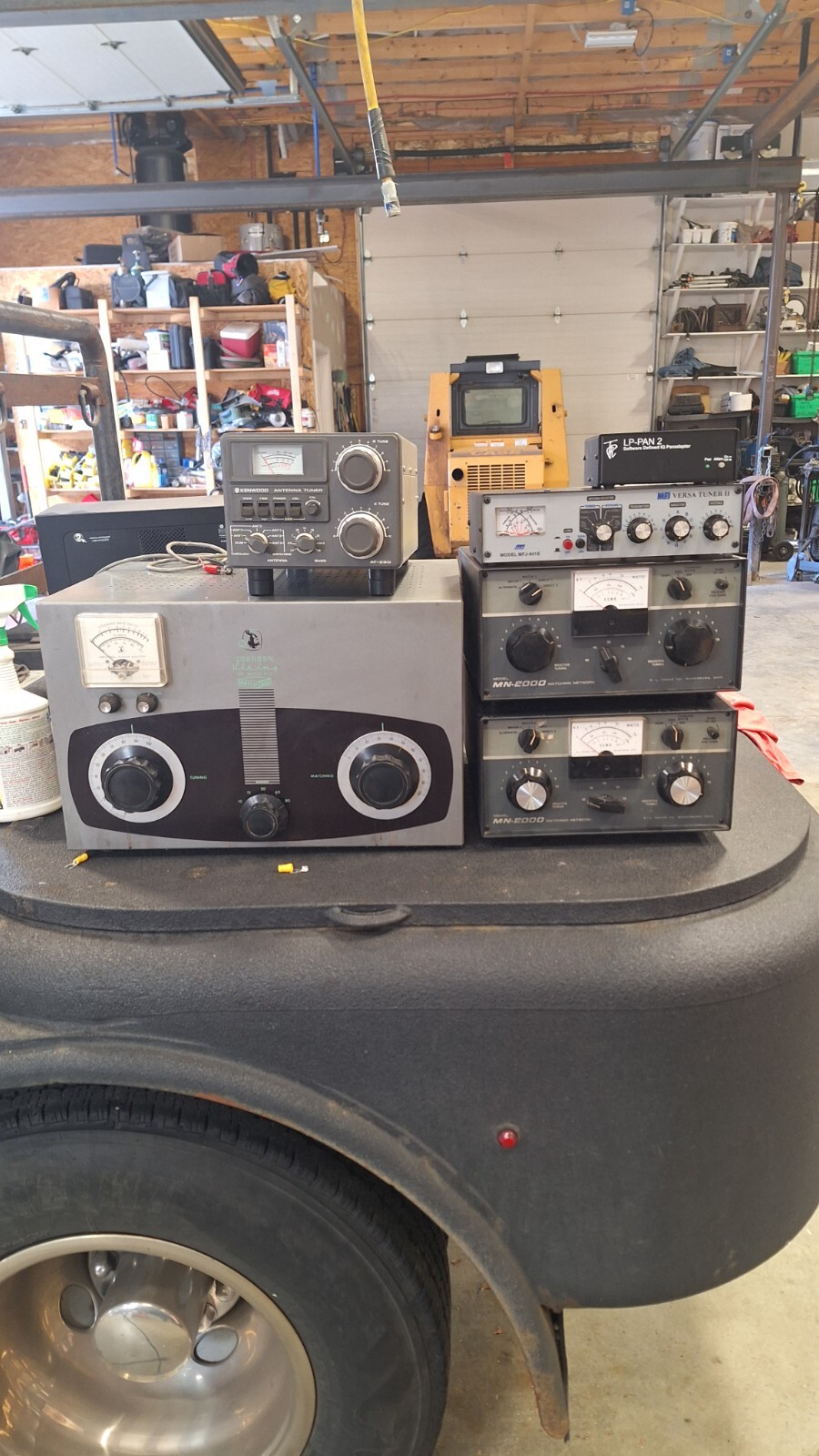 DRAKE MN-2000 HEAVY DUTY LEGAL LIMIT ANTENNA TUNER***TESTED AND WORKING ...