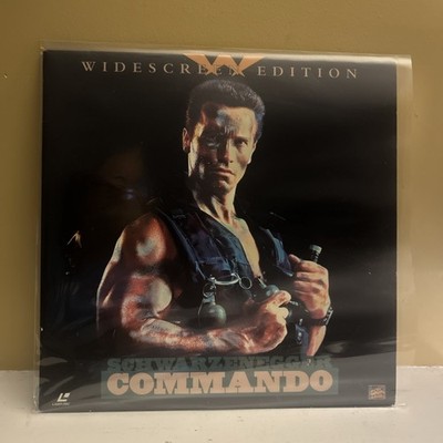 Commando (Laserdisc LD, 1985) Arnold Schwarzenegger Vintage Action Film ...