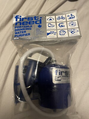 First Need Portable Water Purifier Microfilter Filter Pump Purification ...