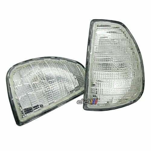 1 Pair White Front Corner Light Lamp For Mercedes Benz W123 230E 280E ...