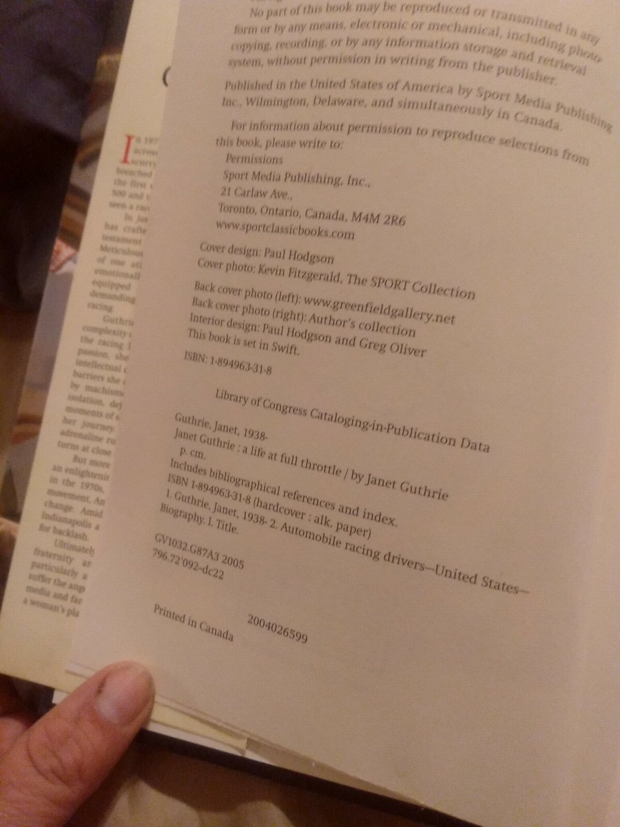 Janet Guthrie Biography