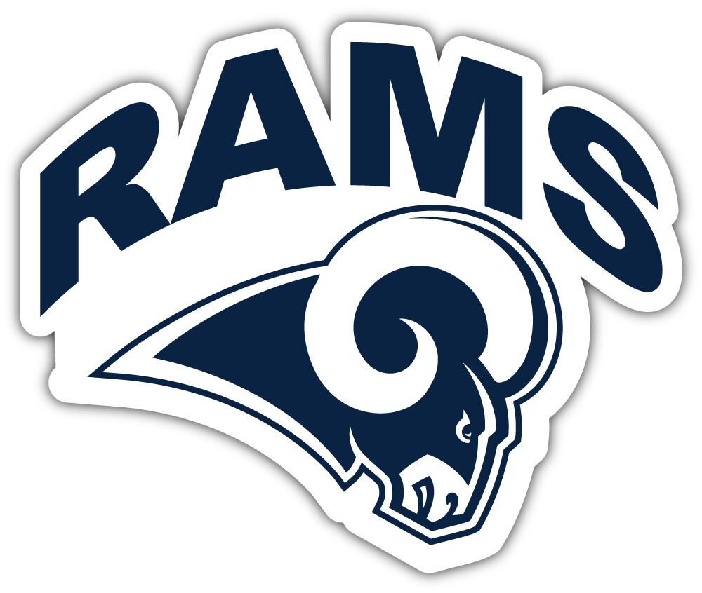 Los Angeles Rams NFL Sport Car Bumper Sticker Decal "SIZES'' | eBay