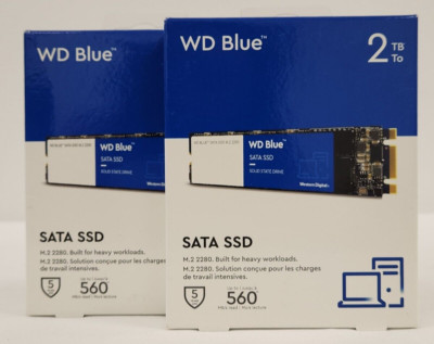 Western Digital 2TB WD Blue 3D NAND Internal PC SSD - SATA III 6 Gb/s ...