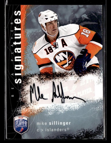 2007-08 Be a Player Signatures #S-MS Mike Sillinger | eBay