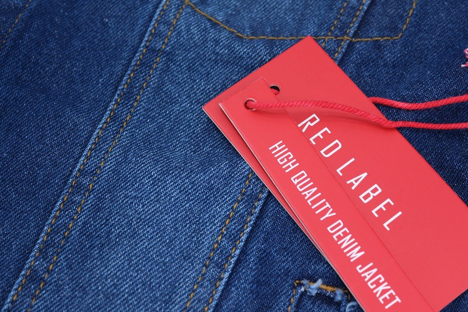 Red Label Men’s Premium Casual Faded Denim Jean Button Up Cotton Slim ...