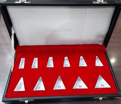 Loose Prism Bars Set of 11 Prisms For Ophthalmology & Optometry ...