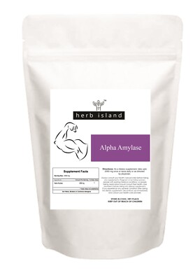 Alpha Amylase Powder Pure & Premium Quality Dietary Supplement Free ...