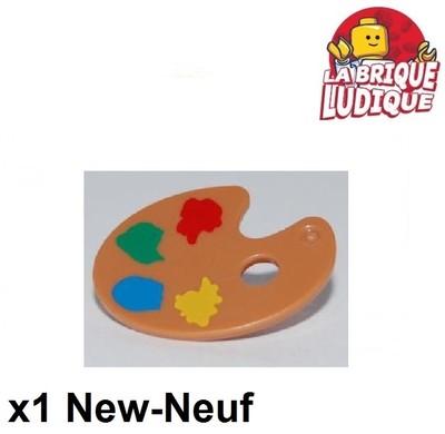 Lego 1x Utensil Palette Painting Painter Paint Med. Dark Flesh ...
