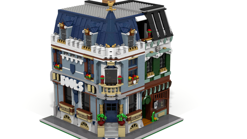 Lego bookstore moc pdf instructions (modular) | eBay