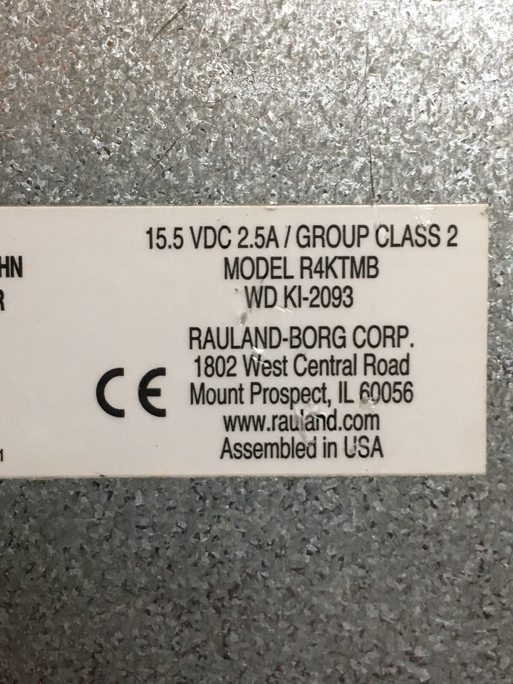 RAULAND RESPONDER R4K 4K R4KTMB NURSE CALL EQUIPMENT TERMINAL BOARD | eBay