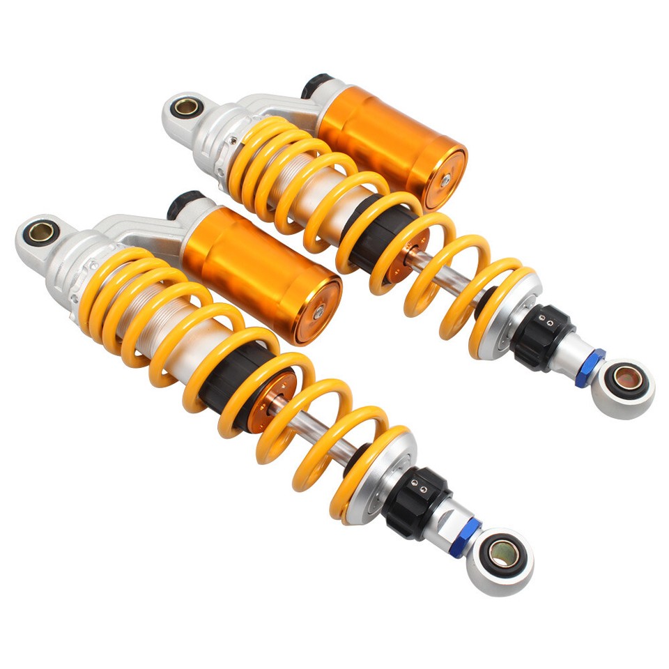 Pair 330mm Rear Suspension Air Shock Absorbers Universal For Suzuki ...