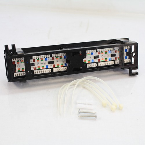 Platinum Tools 660-12C6 12 Port Cat6 Non-Shielded Patch Panel ...