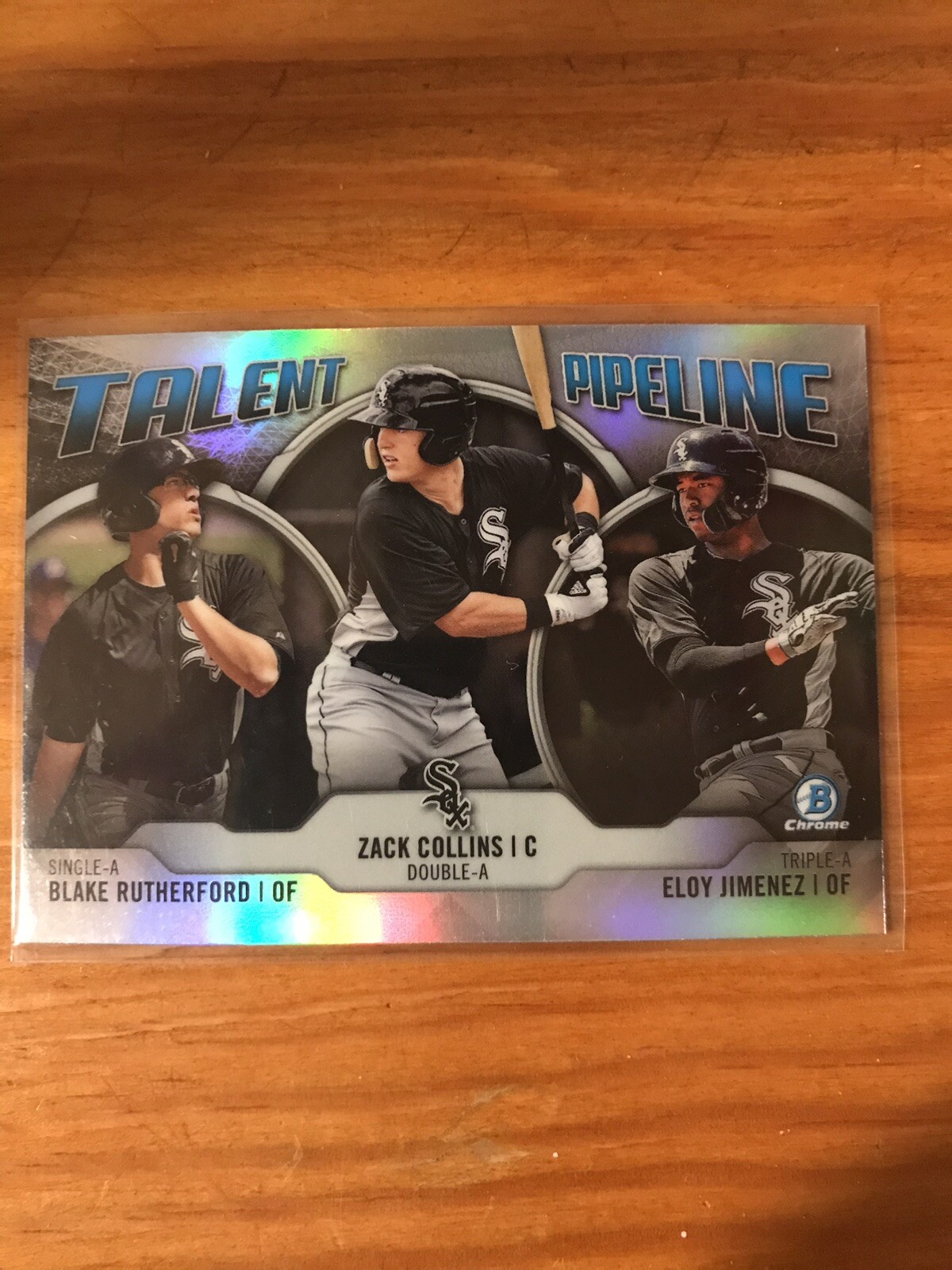 Blake Rutherford/Zack Collins/Eloy Jimenez 2019 Bowman Chrome Talent ...
