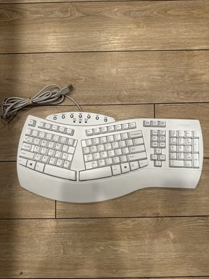Perixx Periboard 512 Split Ergonomic Wired Keyboard White KU-9938 ...