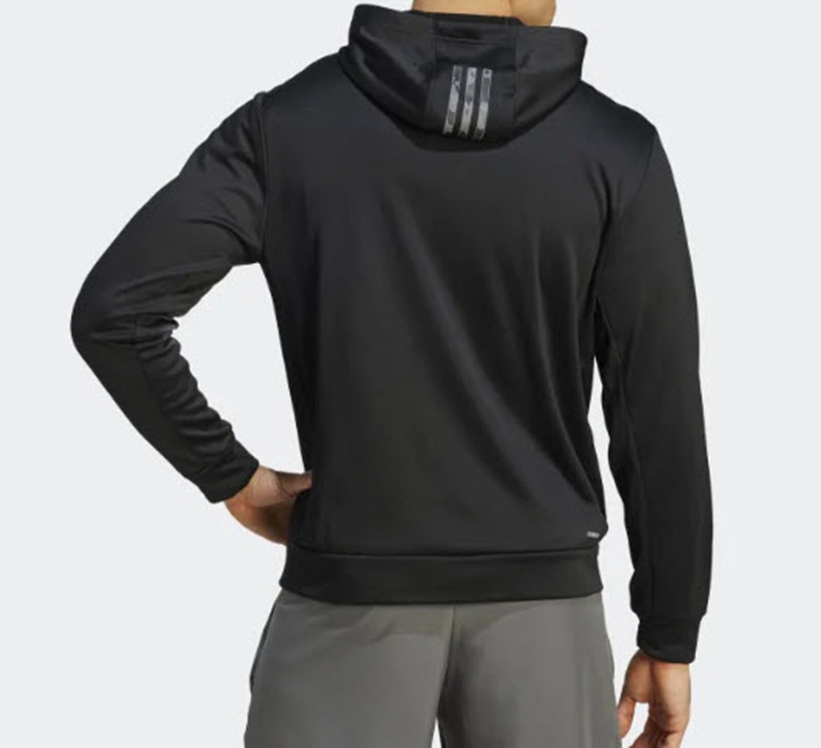 Adidas Men Essentials Hoody Jacket Black Run Fashion Casual Top Jackets ...