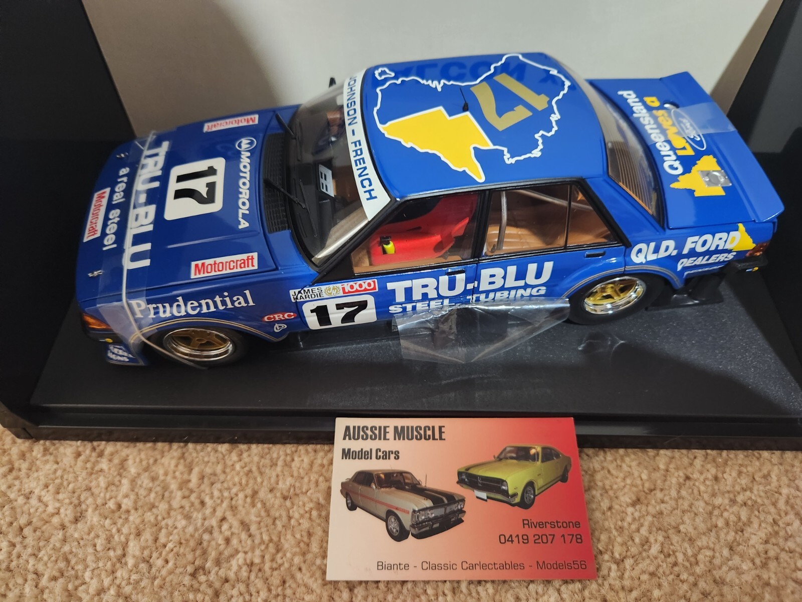 1:18 Biante Ford XD Falcon 17 Dick Johnson John French 1981 Bathurst ...