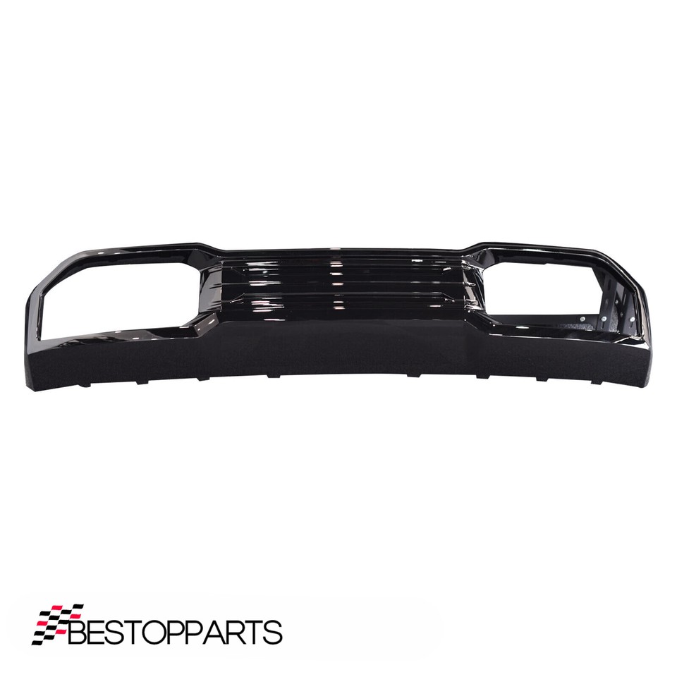 Front Lower Skid Plate Valance Gloss Black For 2022-2025 GMC Sierra1500 ...