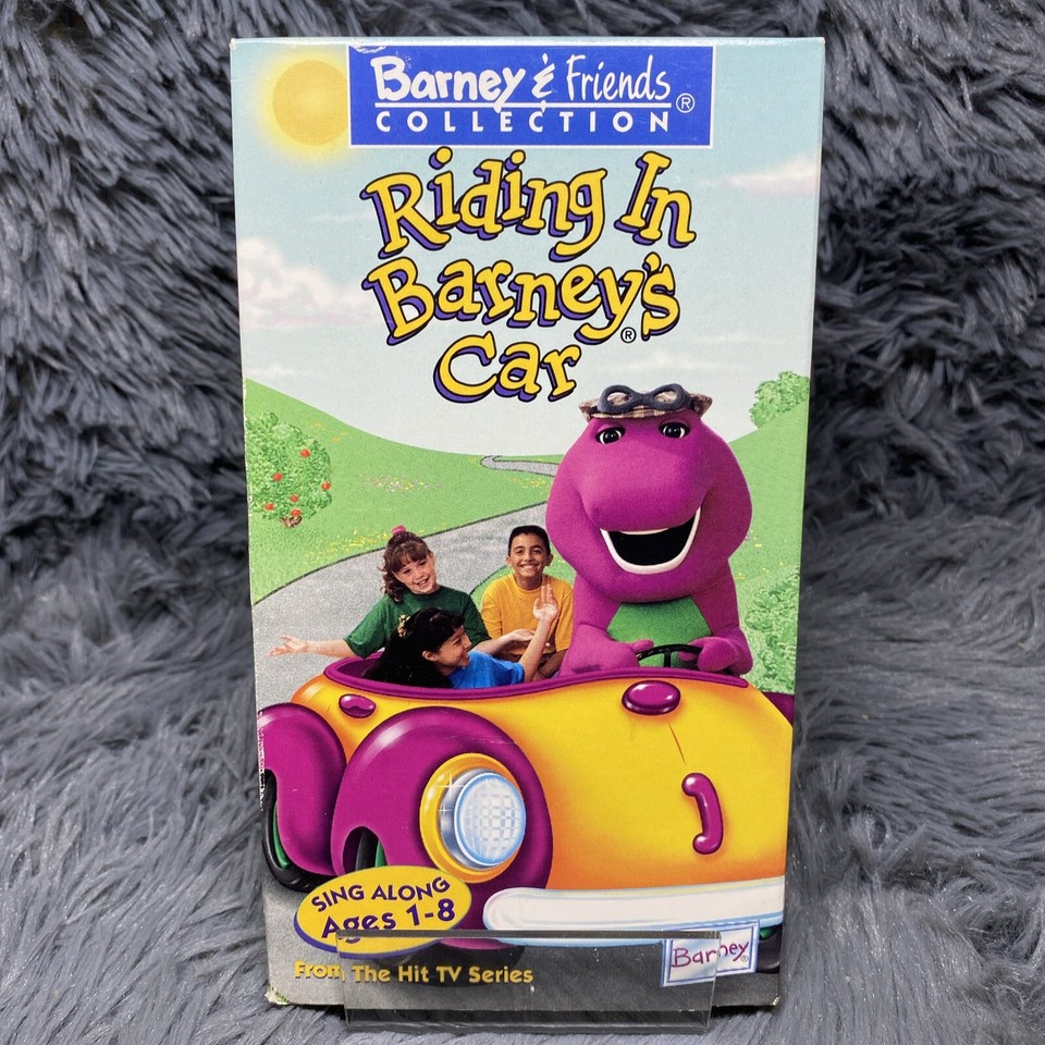 Riding In Barney's Car VHS Tape 1995 Barney & Friends Collection Sing ...
