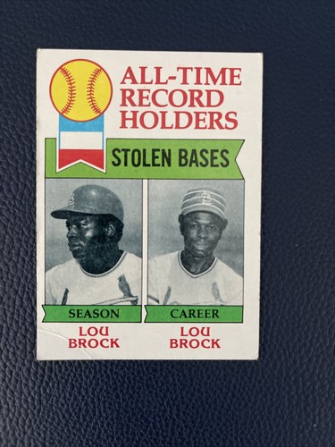Topps 1979 All-Time Record Holders Stolen Bases #415 | eBay