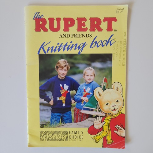 THE RUPERT AND FRIENDS KNITTING BOOK Wendy Family Choice Double Knit ...