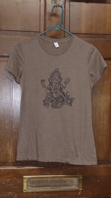 BELLA Favorite Tee Brown Ganesh T-shirt Agave Bisbee Arizona Size L ...