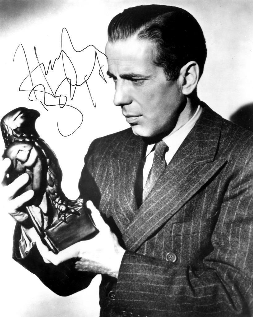 HUMPHREY BOGART SIGNED AUTOGRAPHED 10" X 8" REPRODUCTION PHOTO PRINT N4 ...