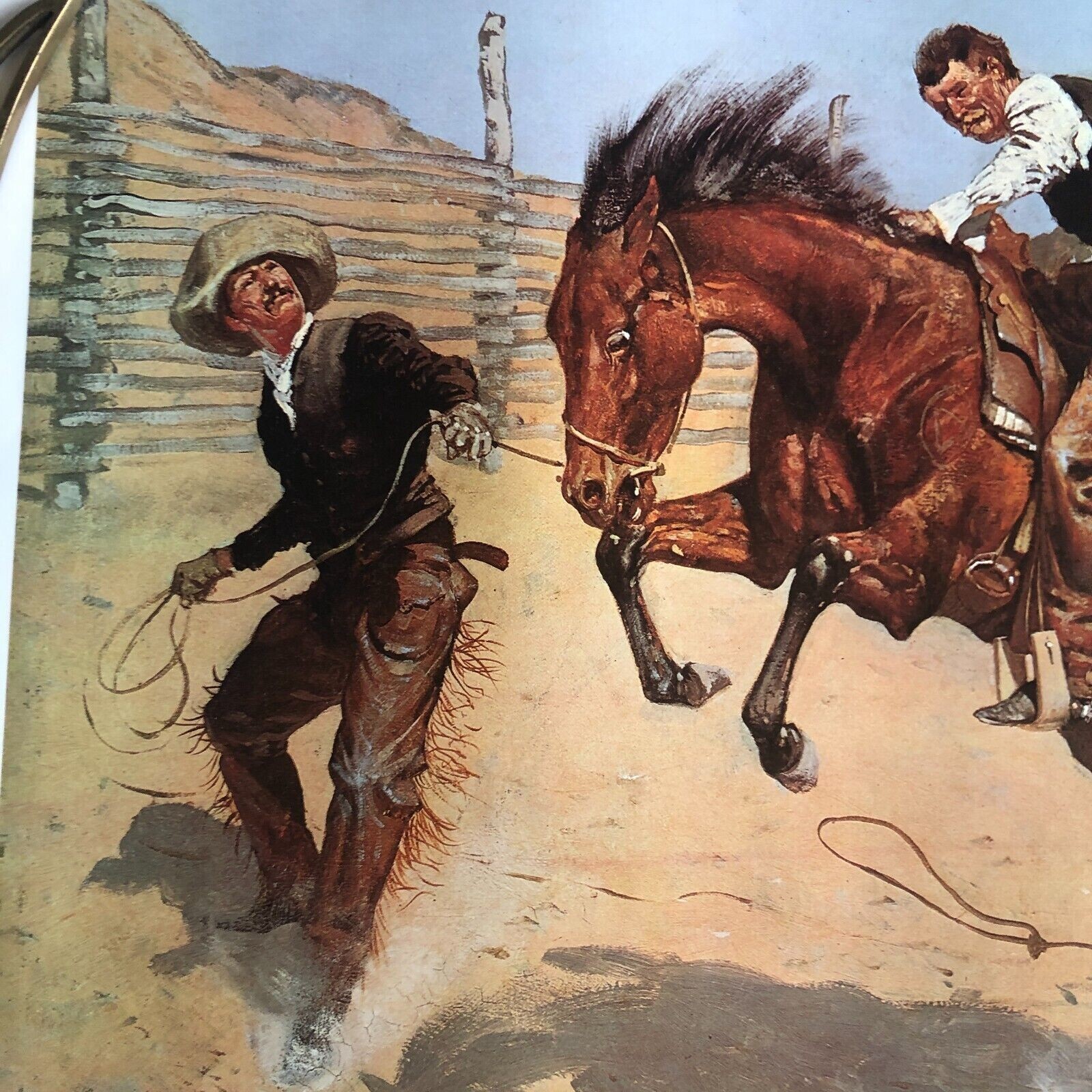Frederic REMINGTON Art Print 'Turn Him Loose, Bill ...