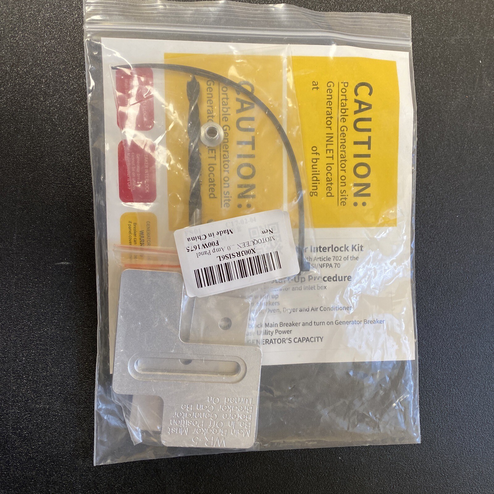 Generator Interlock Kit Fits for Siemens 100 Amp/Murray 100 Amp Panel ...
